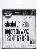 Amazon.com: Sizzix Thinlits Die Set 123 Pack Alphanumeric Tiny Type Upper by Tim Holtz, Multicolor