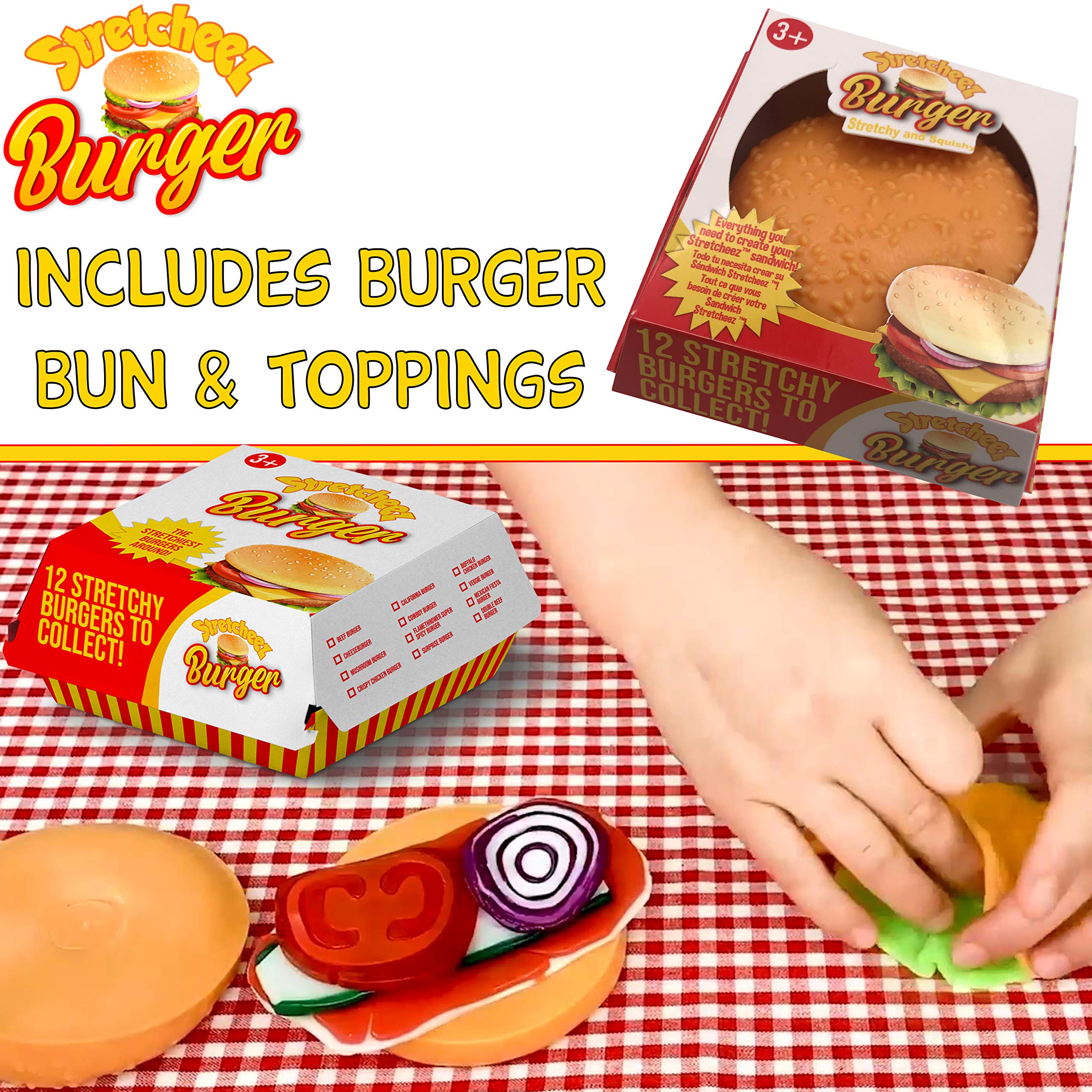 Mua Stretcheez Hamburger - Play Food for Kids - Stretchy Pretend Food ...