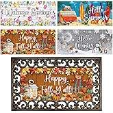 Amazon.com: 4Pcs Seasonal Door Mat Inserts Interchangeable Entrance ...