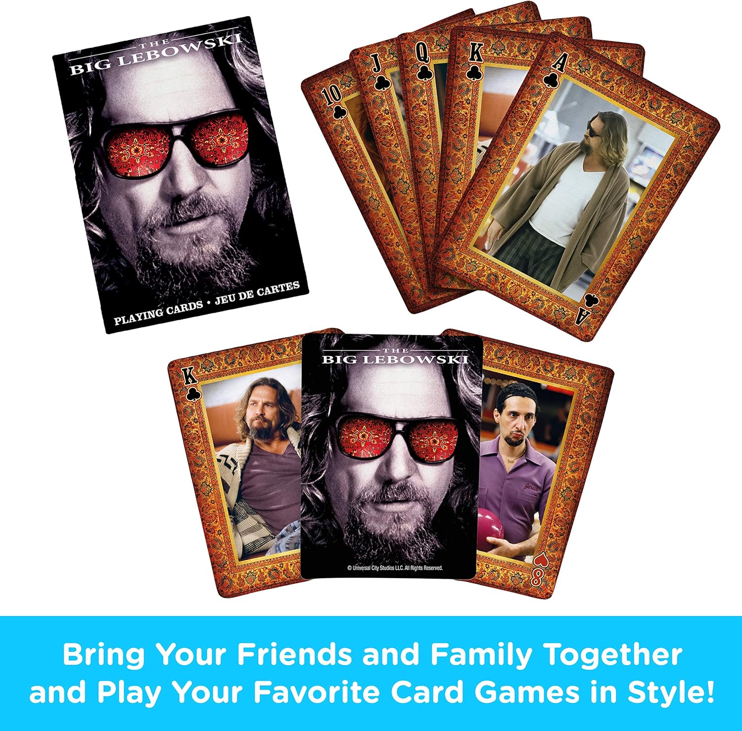 The Big Lebowski (film) set of 52 playing cards + jokers – BigaMart