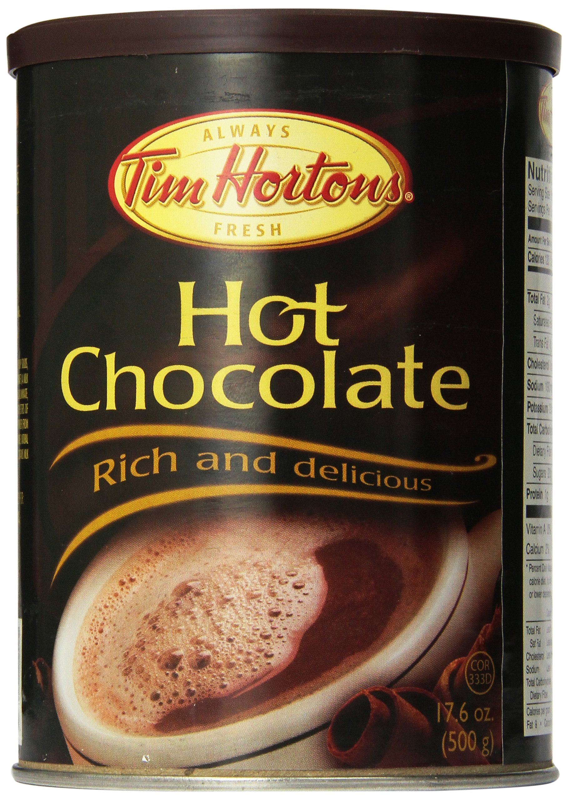 Tim Hortons Can of Hot Chocolate 500g , 17.6oz- Buy Online in India at ...