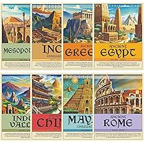 History Classroom Posters 15 Ancient Civilizations Posters - 11x17 Inch ...