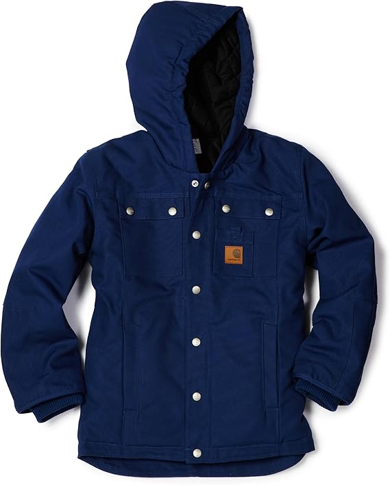 Amazon.com: Carhartt Big Boys' Rancher Quilted Flannel Lined Jacket ...