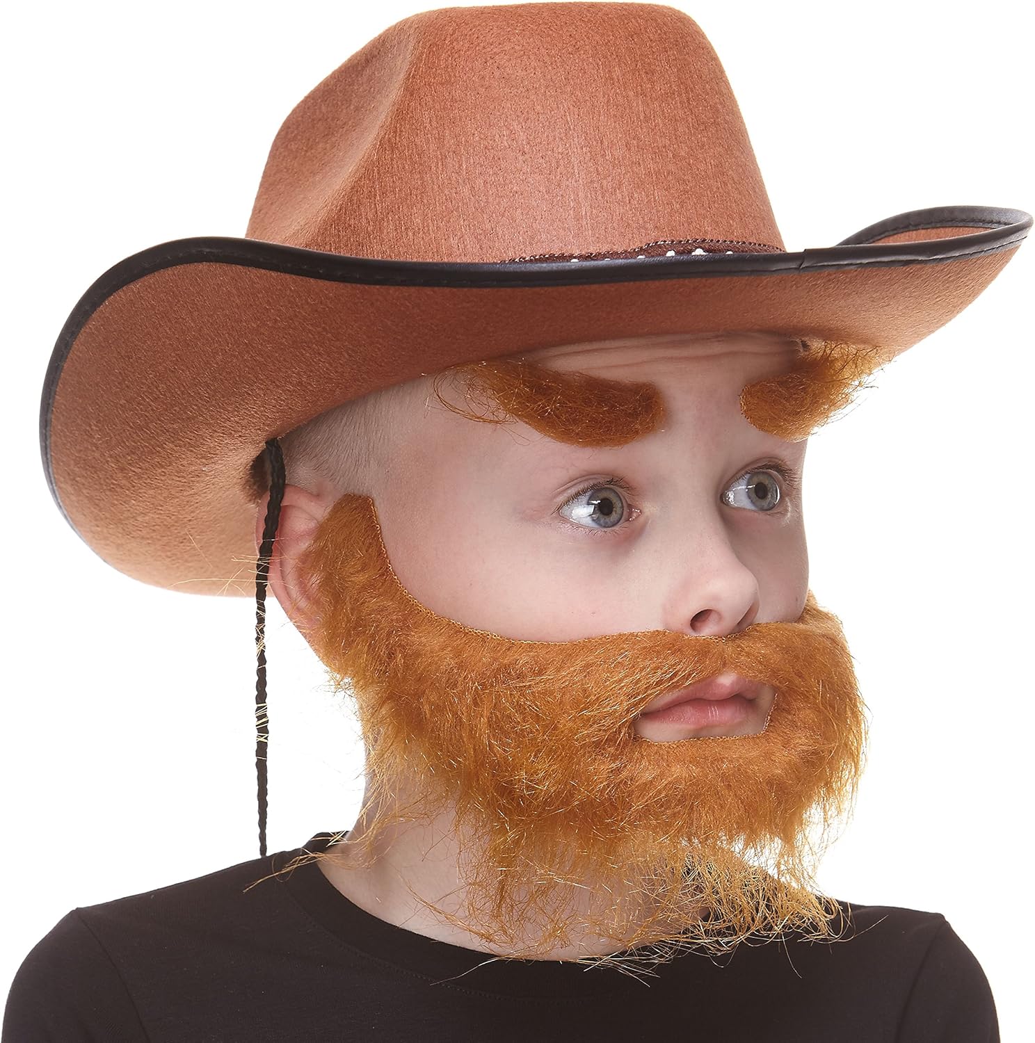 Mustaches Self Adhesive, Novelty, Small, Realistic Traper Fake Beard ...