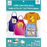 Amazon.com: June Tailor Fusible Fabric Ink Jet Printable Cotton Sheets ...