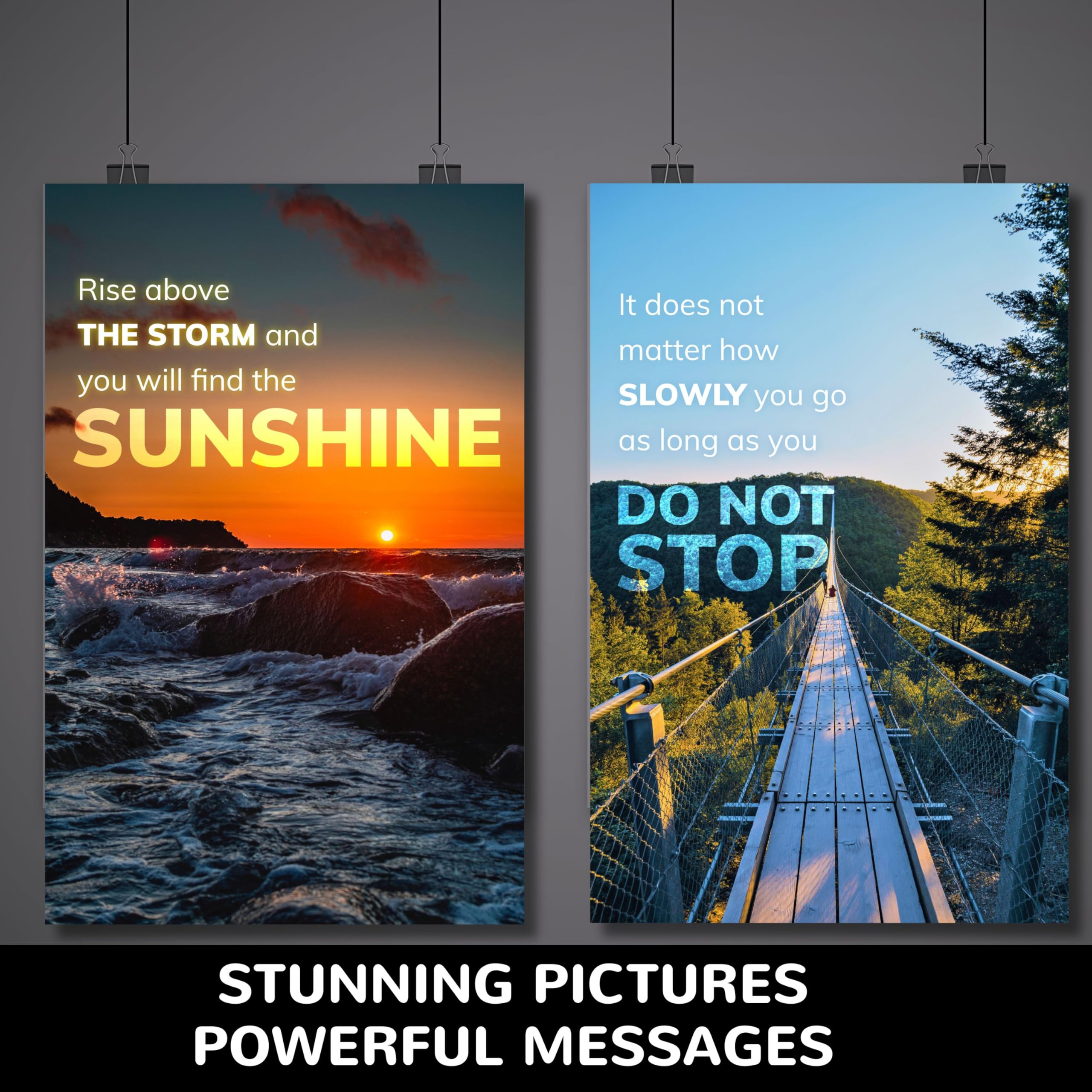 Mua 6 Inspirational Posters - Motivational Posters for Classroom, Gym ...