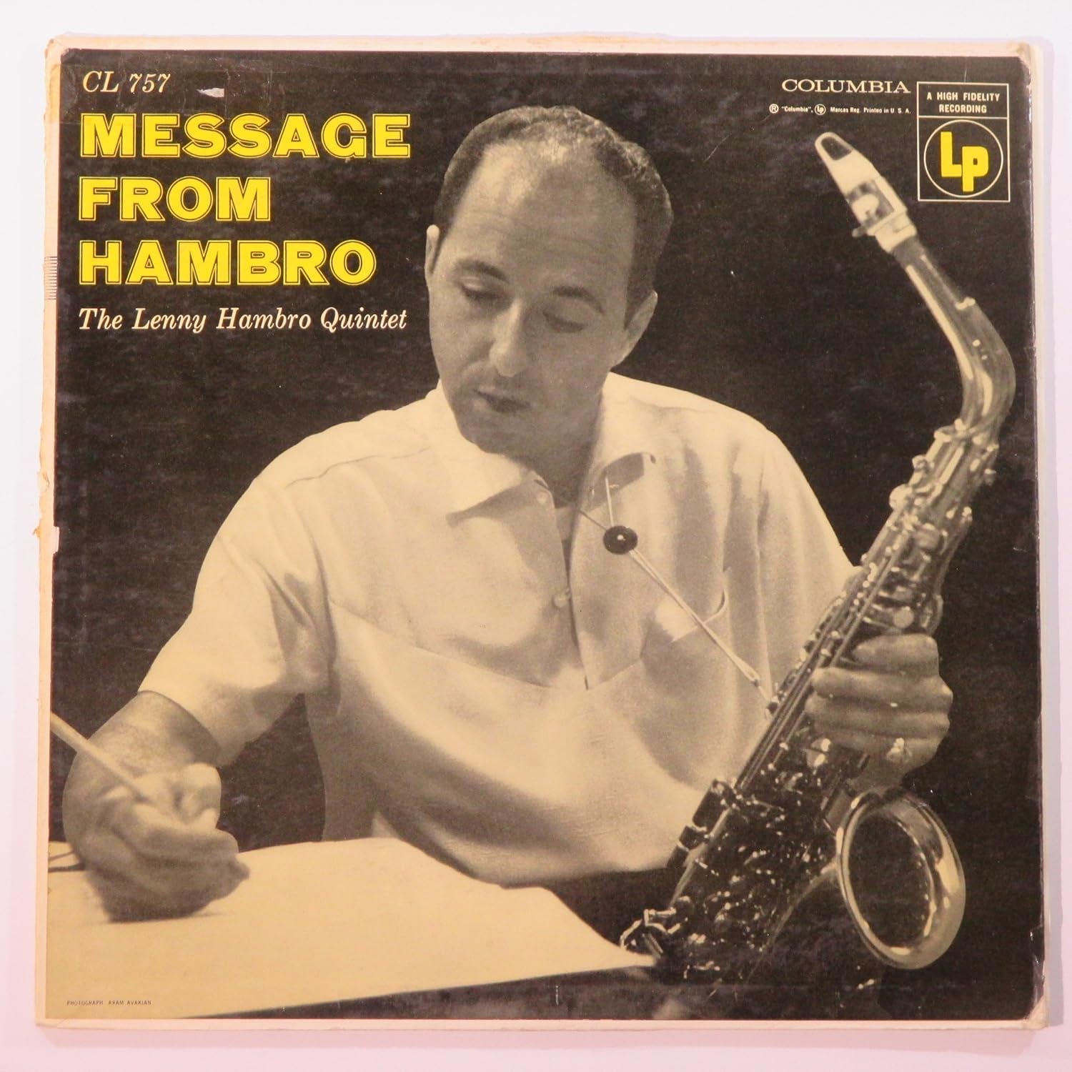 Lenny Hambro Quintet - Message From Hambro - Amazon.com Music