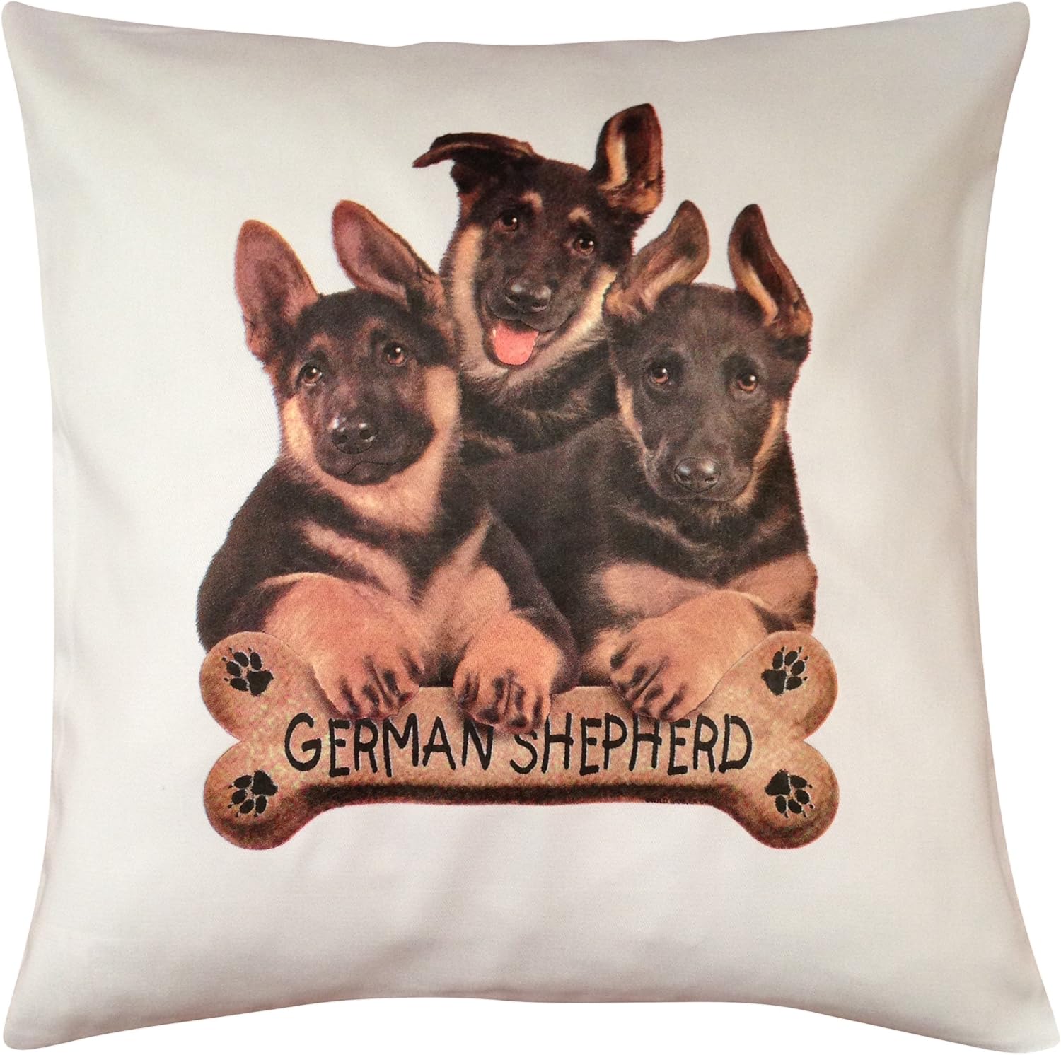 German Shepherd Puppy Breed of Dog Themed Cotton Cushion Cover ...
