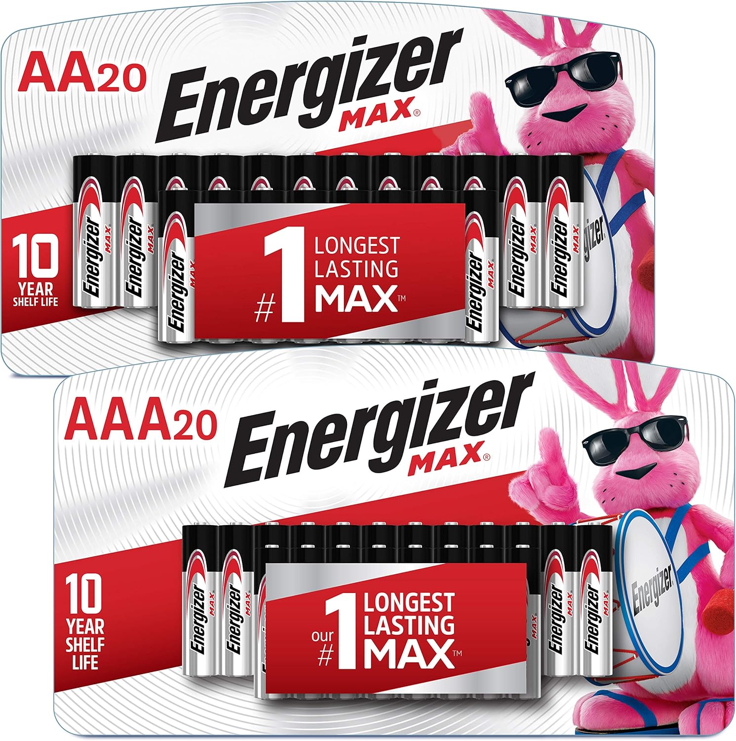 Amazon.com: Energizer MAX AA Batteries & AAA Batteries Combo Pack, 20 ...