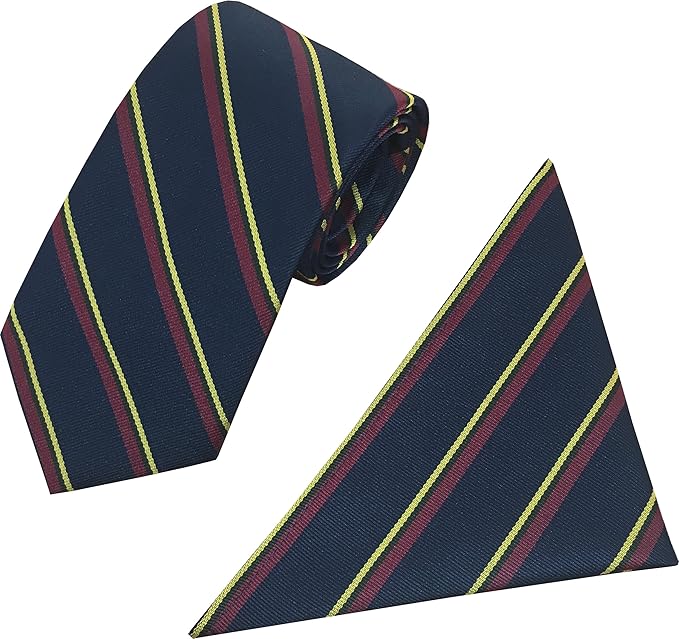 Royal Marines Regimental Tie & Hanky Set: Amazon.co.uk: Clothing