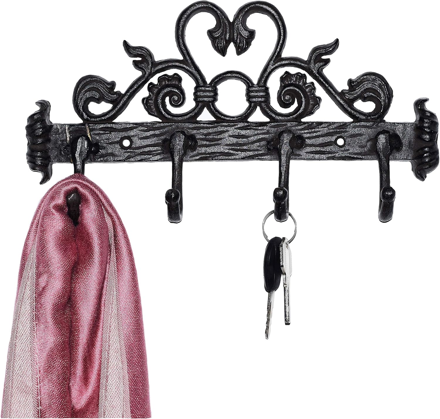 Amazon.com: Cast Iron Key Holder for Wall Decorative Vintage Key ...