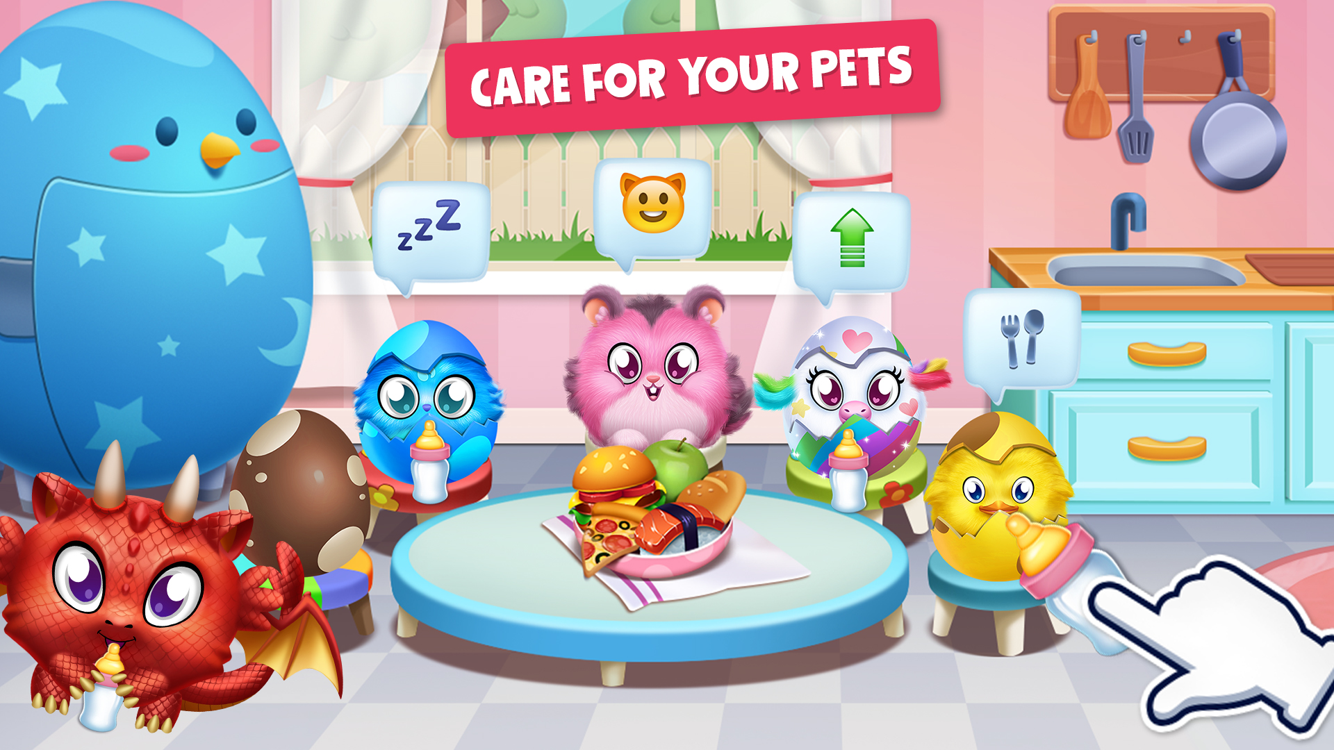 Towniz - Hatch, Merge and Raise your Virtual Pet - Pet games for kids ...