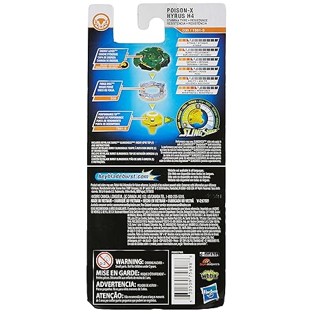 Mua Beyblade Burst Turbo Slingshock Single Top Poison-X Hyrus H4 trên ...