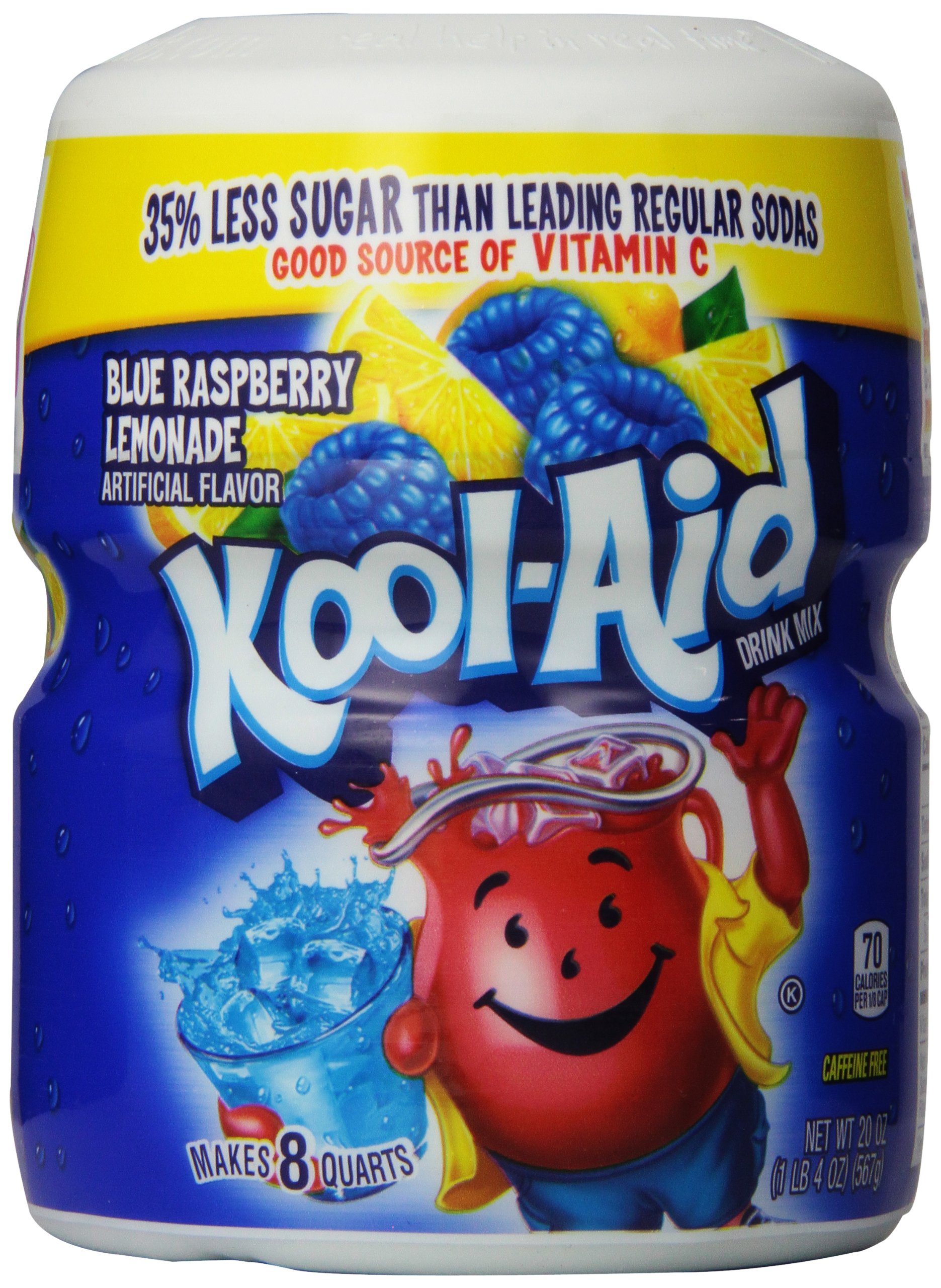 Amazon.com : Kool-Aid Drink Mix, Sugar Sweetened Invisible Cherry, 19 ...