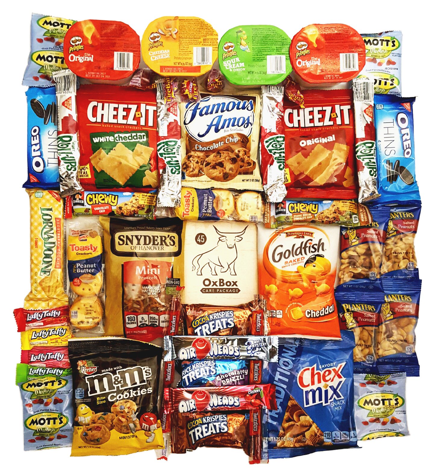 Amazon.com: OxBox Care Package of Ultimate Sampler Mixed Bars and Nuts ...