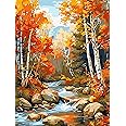 Amazon.com: Meothan Fall Paint by Numbers Kits for Adults Beginners ...