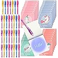 Amazon.com: BONNYCO Invisible Ink Pen and Notebook Pack 32 Unicorn ...