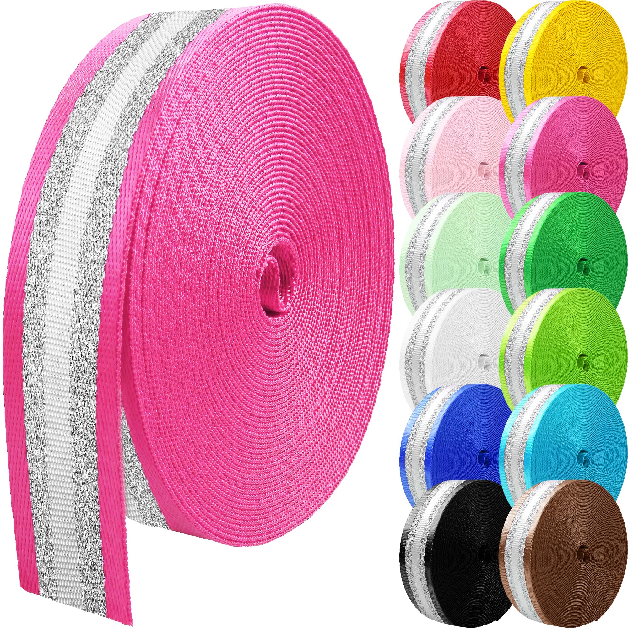 Mua 10 Yards Nylon Webbing 1.5 Inch 2 Inch Nylon Strap Webbing Straps ...