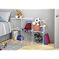 Amazon.com: Whitmor Storage Cubes Stackable Interlocking Wire Shelves ...