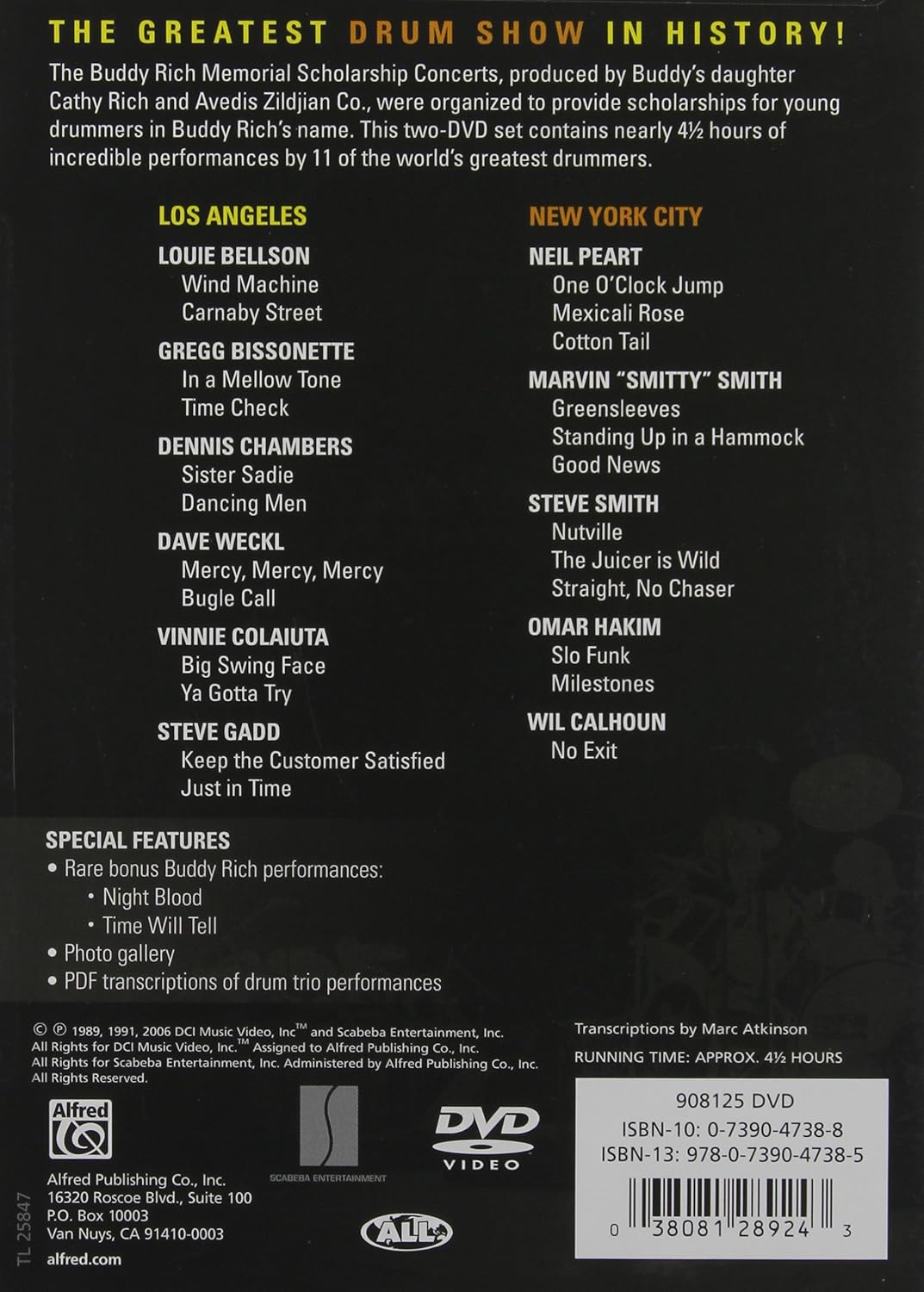 Keep The Customer Satisfied Drum Transcription — Steve Gadd with The Buddy Rich Big Band