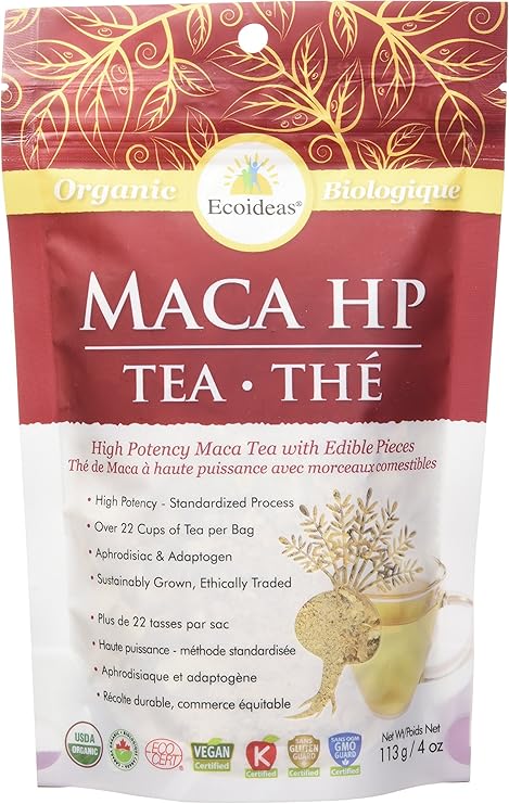 Ecoideas Organic Maca Tea, 113g: Amazon.ca: Health & Personal Care