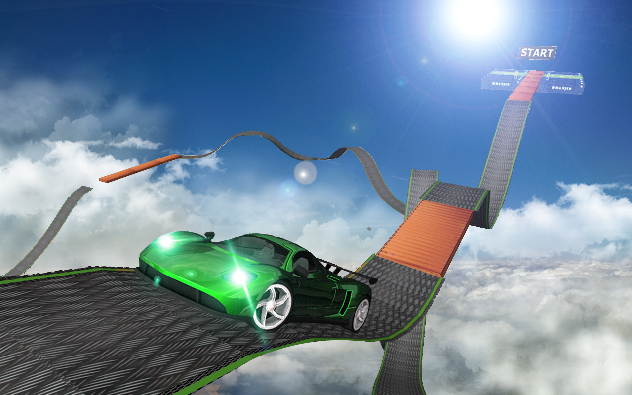 Amazon.com: Impossible Stunts Racing Car Free: 3D Sky Tracks : Apps & Games