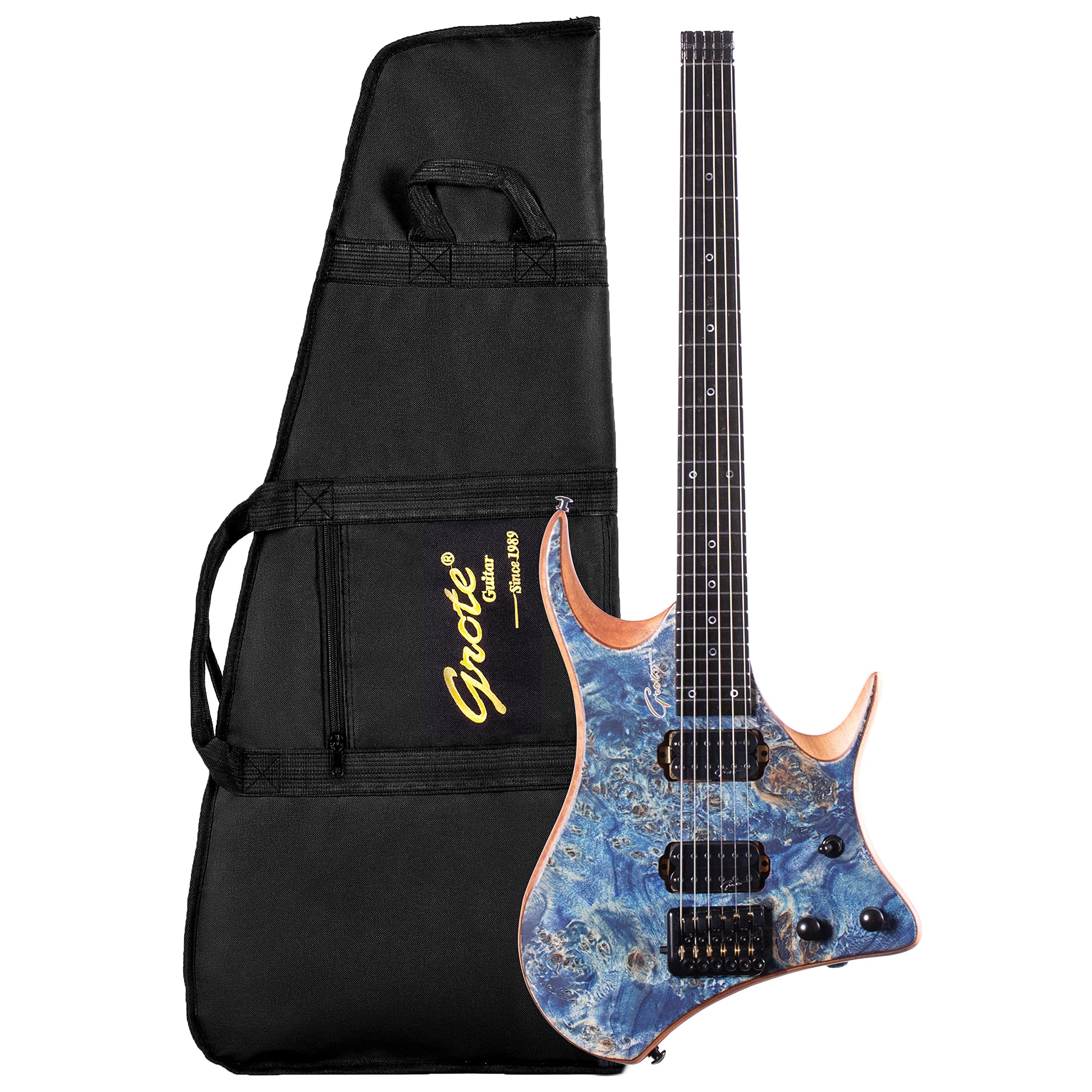 Mua Grote Headless 6 Strings Electric Guitar Mahogany Body with Gigbag ...