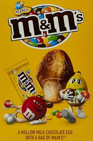 M&M's Peanut Medium Chocolate Egg, 135 g: Amazon.co.uk: Prime Pantry