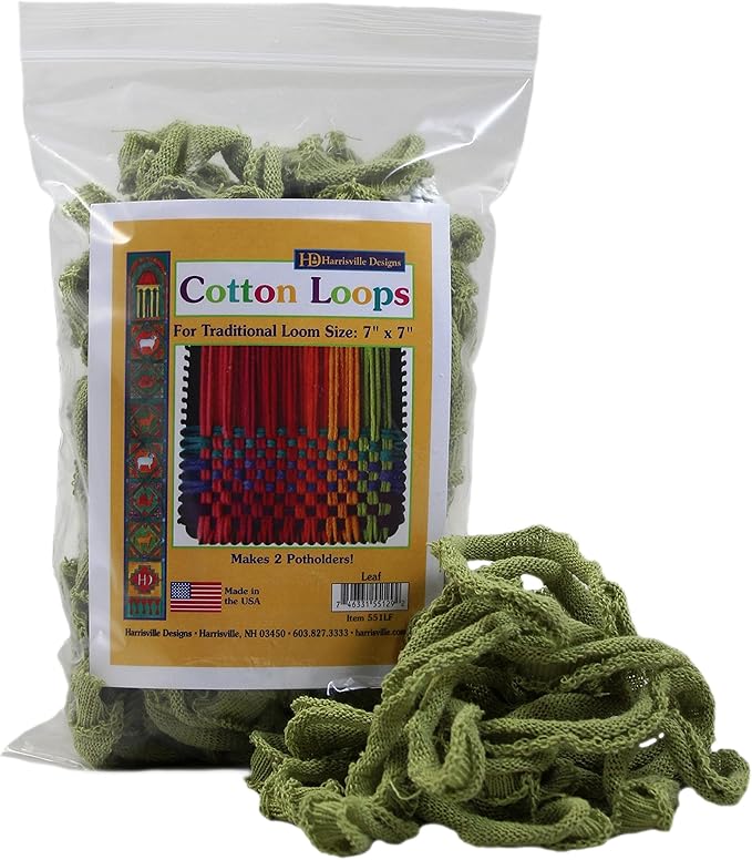 Amazon.com: Friendly Loom Potholder Cotton Loops 7" Traditional Size ...