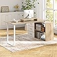 Amazon.com: ONG Home Office Computer Desk Corner Desk with 3 Drawers ...