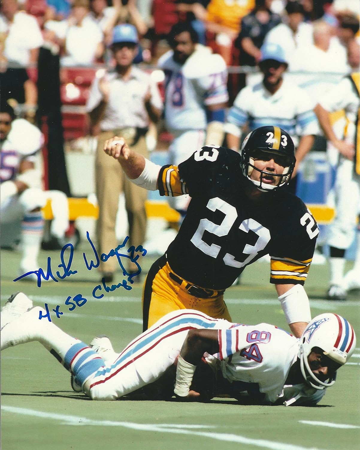 Autographed Mike Wagner Pittsburgh Steelers 8x10 Photo at Amazon's ...