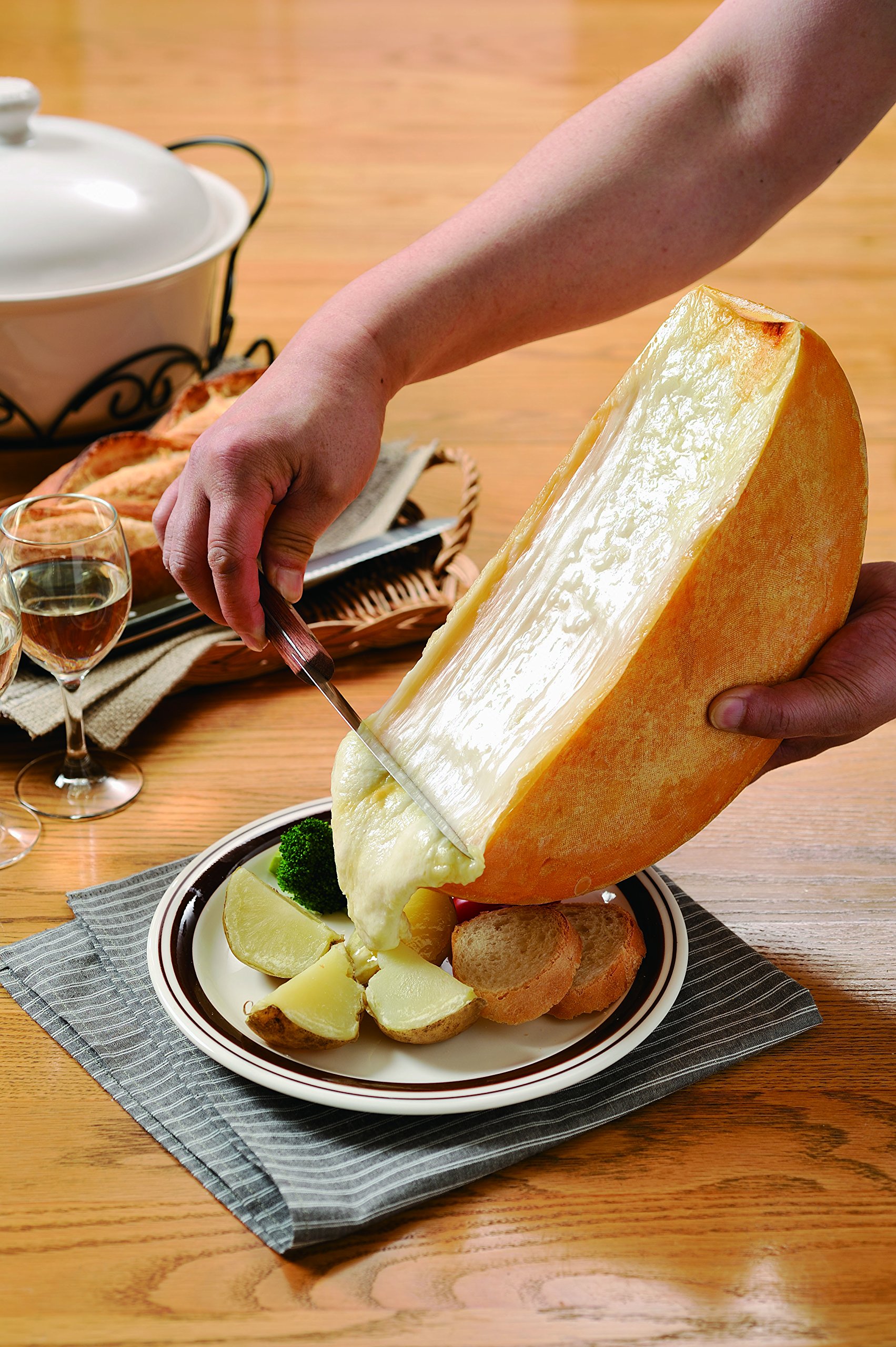 Mua Hanabatake Ranch Raclette Cheese Half Wheel (For Commercial Use), 5 ...