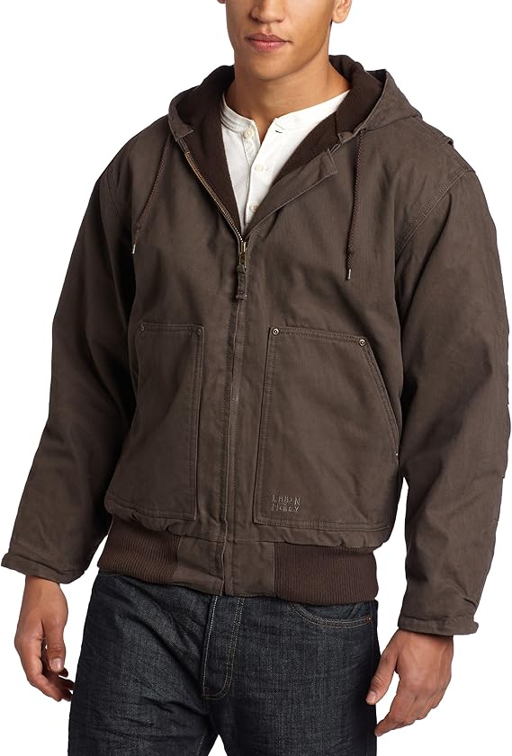 Key Industries Men's Premium Fleece Hooded Jacket: Amazon.co.uk: Clothing
