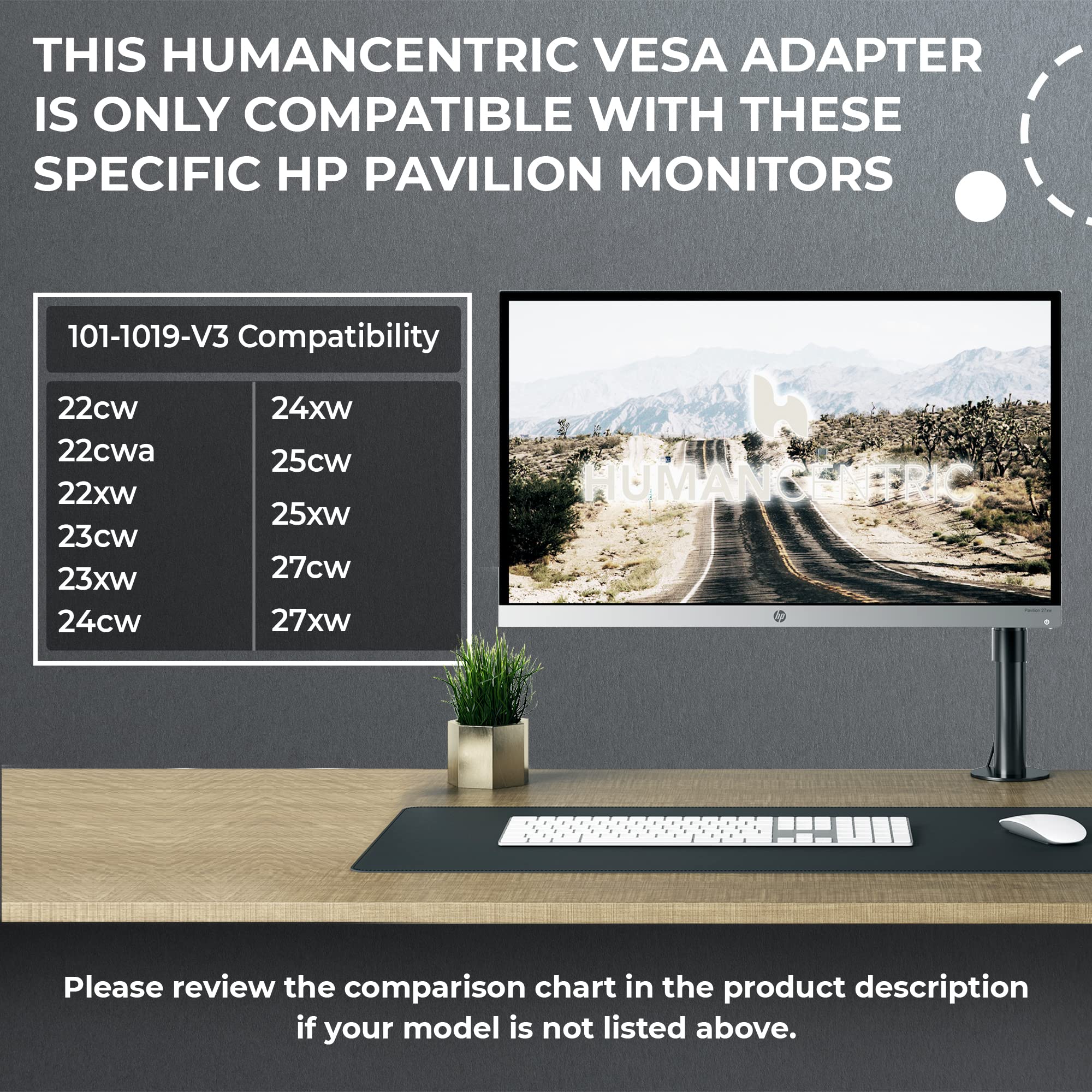 Mua HumanCentric VESA Mount Adapter Compatible with HP Pavilion 27xw ...
