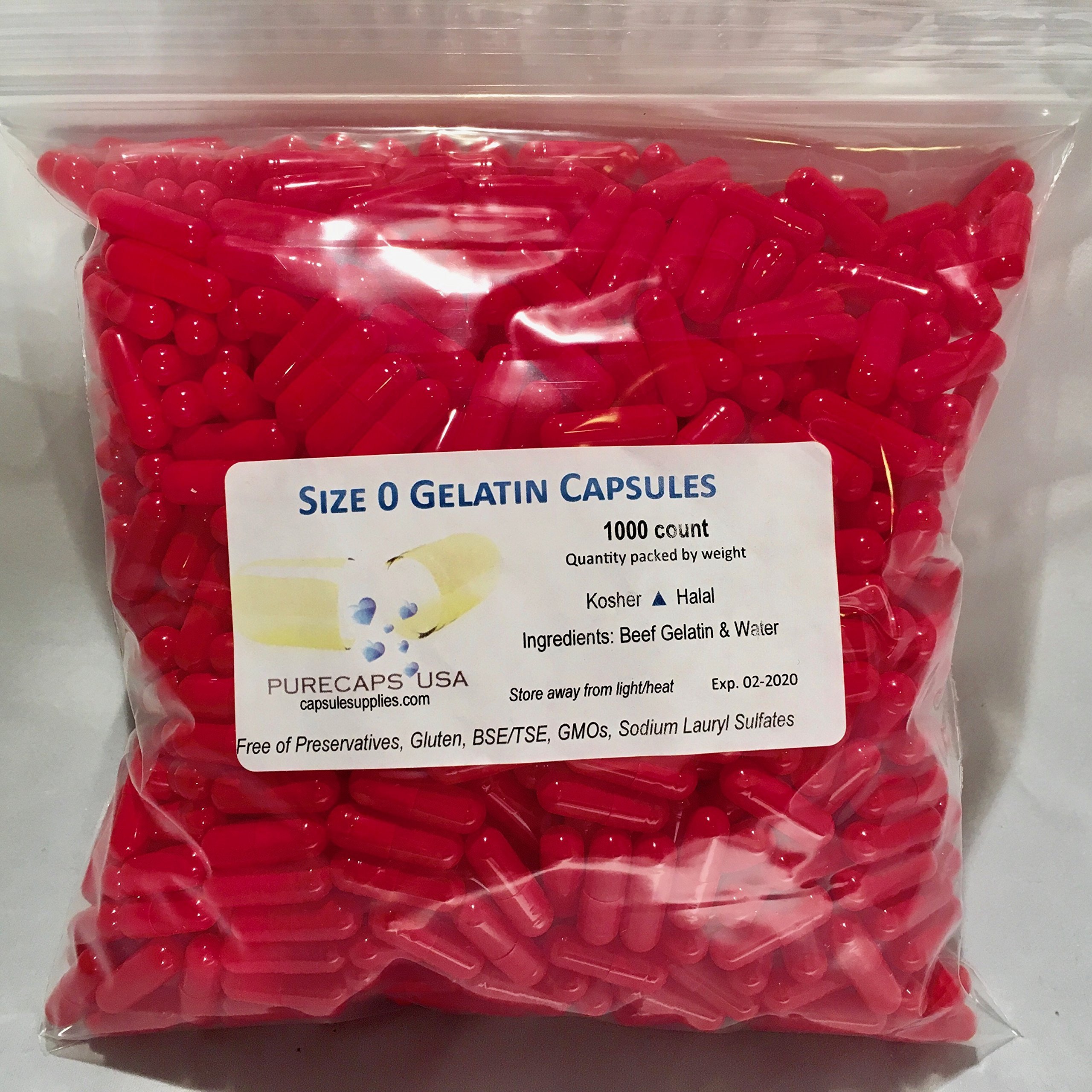 Amazon.com: PurecapsUSA - 1,000 Fillable White Empty Gelatin Acid ...