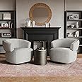 Amazon.com: RoyalCraft Swivel Accent Chair Set of 2, Fully Assembled ...