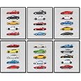 Amazon.com: 97 Decor Car Posters for Men - Car Wall Art, Car Pictures ...