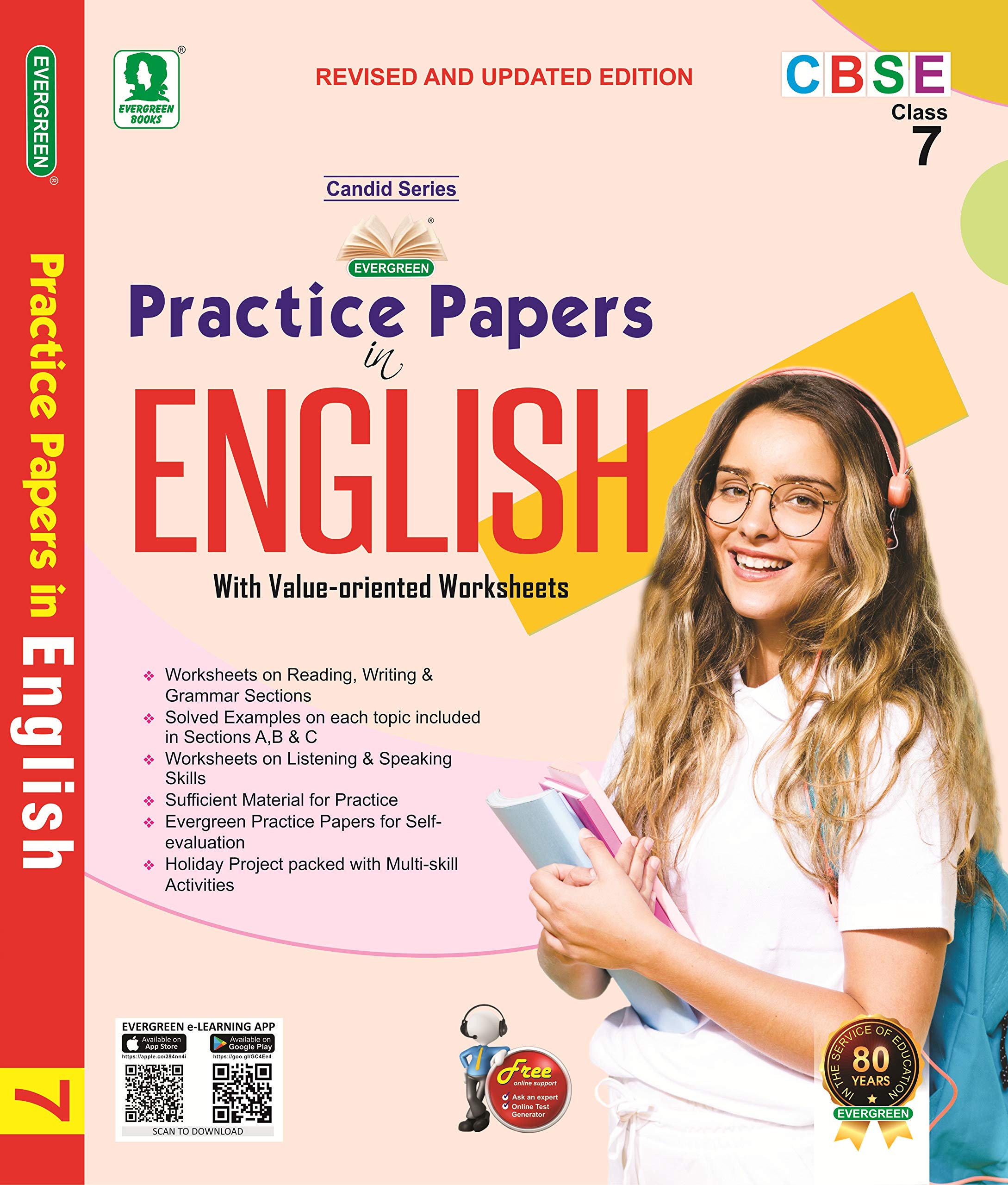 Evergreen CBSE Practice Paper In English With Worksheets For 2021