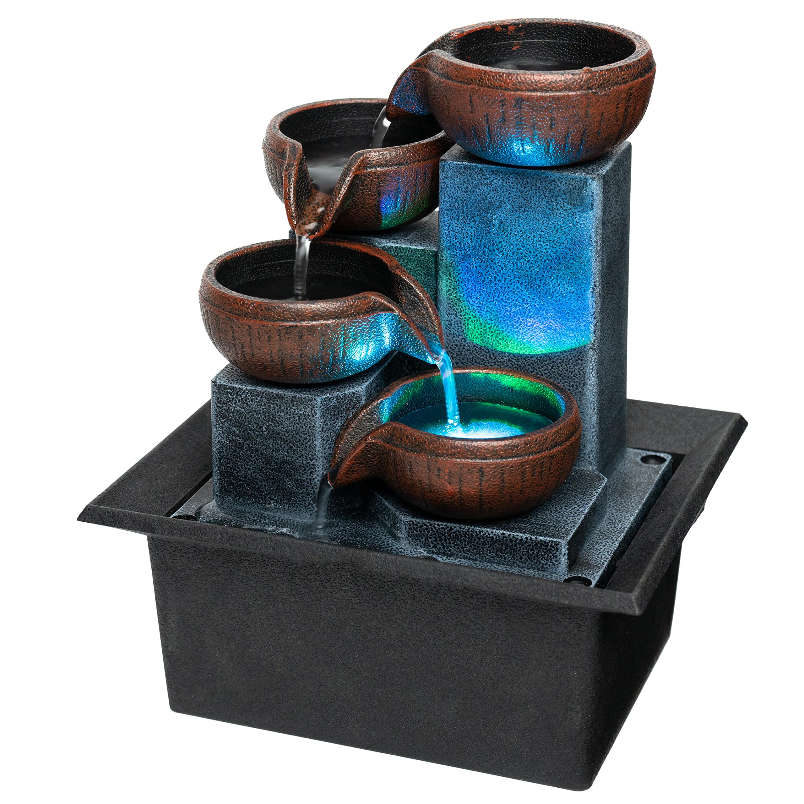 Tabletop Water Fountain-Water Fall Fountains-Indoor Desktop Fountain ...