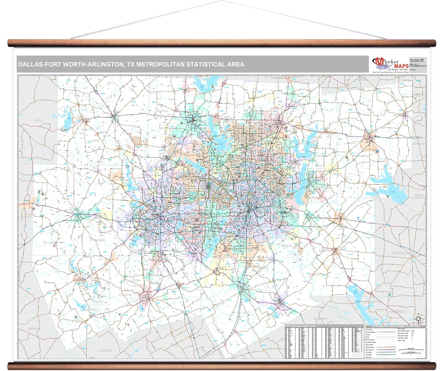 Arlington Tx Zip Code Map - Map