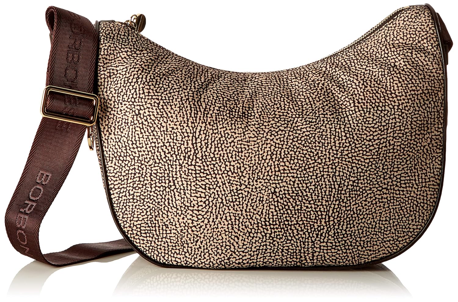 Borbonese Luna, Borsa a tracolla Donna, Marrone (Op Classico/Marrone ...