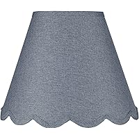 Springcrest Hardback Scallop Bottom Empire Lamp Shade Fawn Small ...