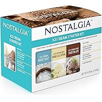 Amazon.com: Nostalgia ISK3 Premium Ice Cream Starter Kit : Everything Else