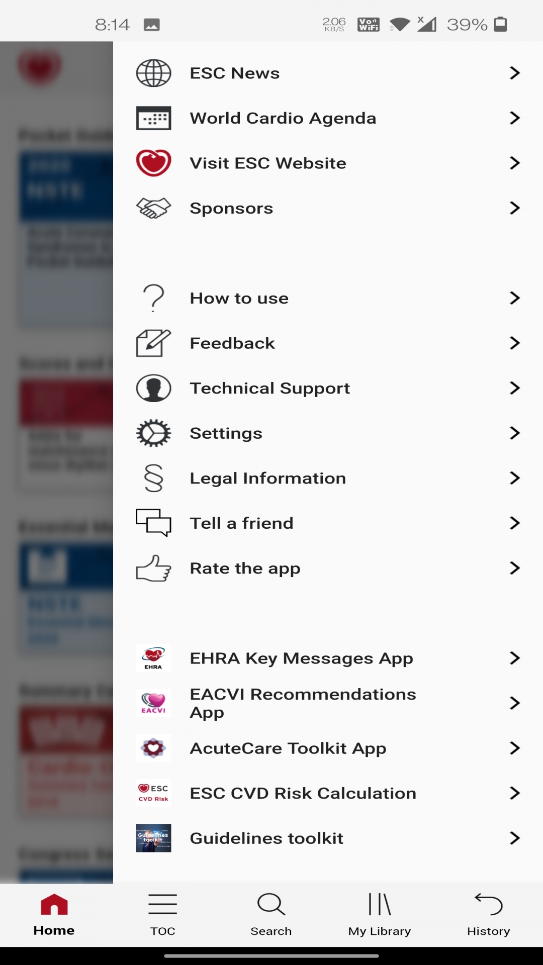 ESC Pocket Guidelines:Amazon.co.uk:Appstore for Android