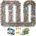 Amazon.com: ArtCreativity Road Track for Kids - 29 Piece Set with 4 ...