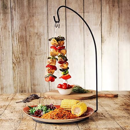 dine@drinkstuff Espetada Hanging Kebab Stand - Set of 2 - Hanging Kebab ...