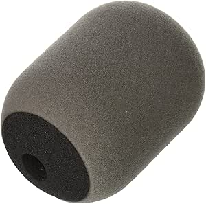 Amazon.com: Shure A81WS Gray Large Foam Windscreen for SM81 and SM57 ...
