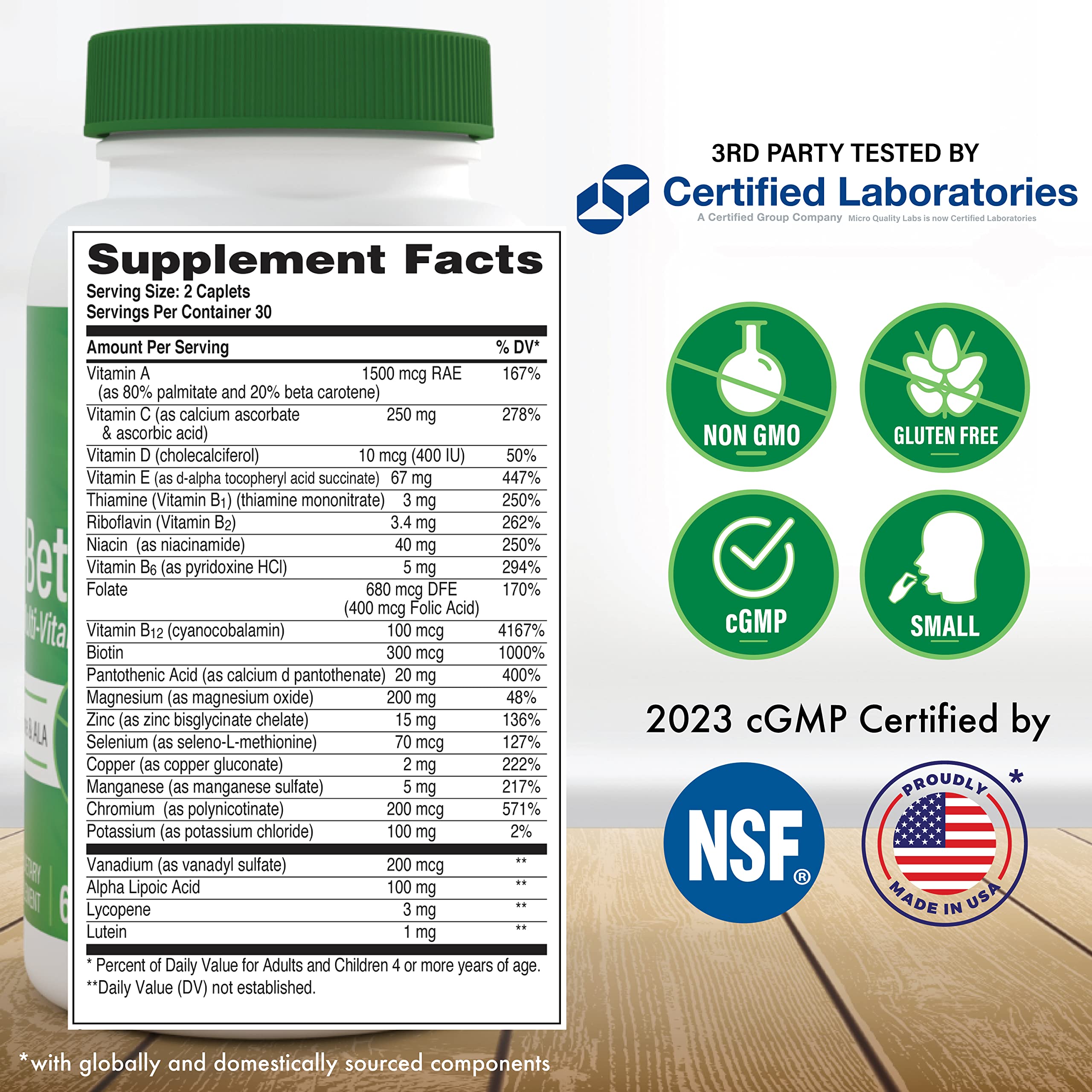 Mua Health Thru Nutrition Ultra-Betic Multivitamin 60 Count | Supports ...