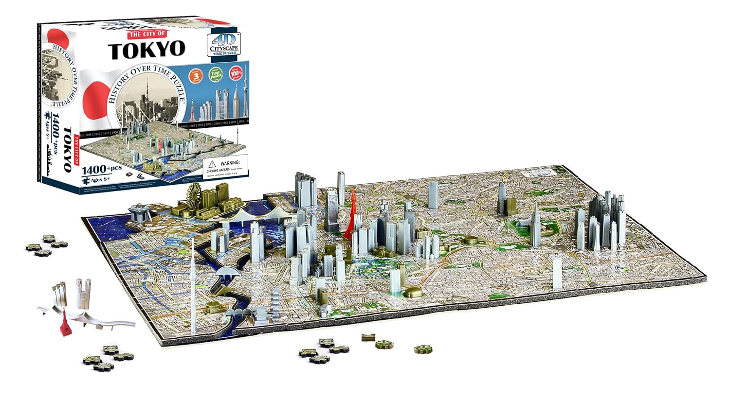 Buy 4D Cityscape Tokyo Time Puzzle Online at Low Prices in India ...