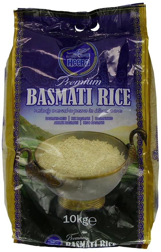Heera Basmati Rice 10 kg (Pack of 1): Amazon.co.uk: Grocery